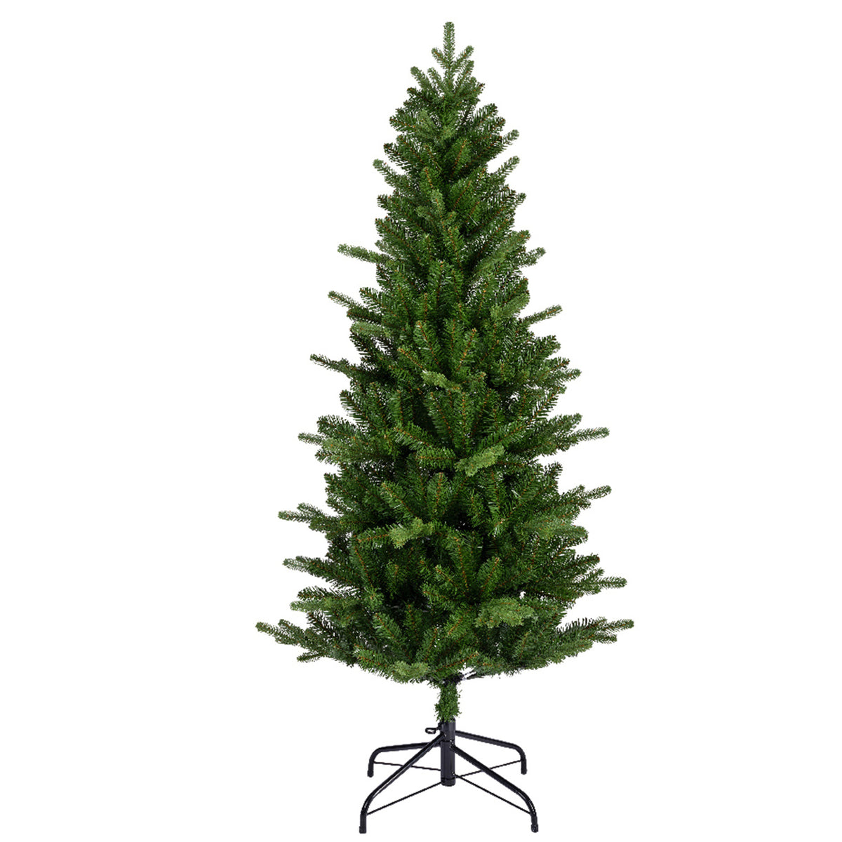 Albero di natale Slim "Killington" in PE Effetto Real Touch + PVC Alti ...