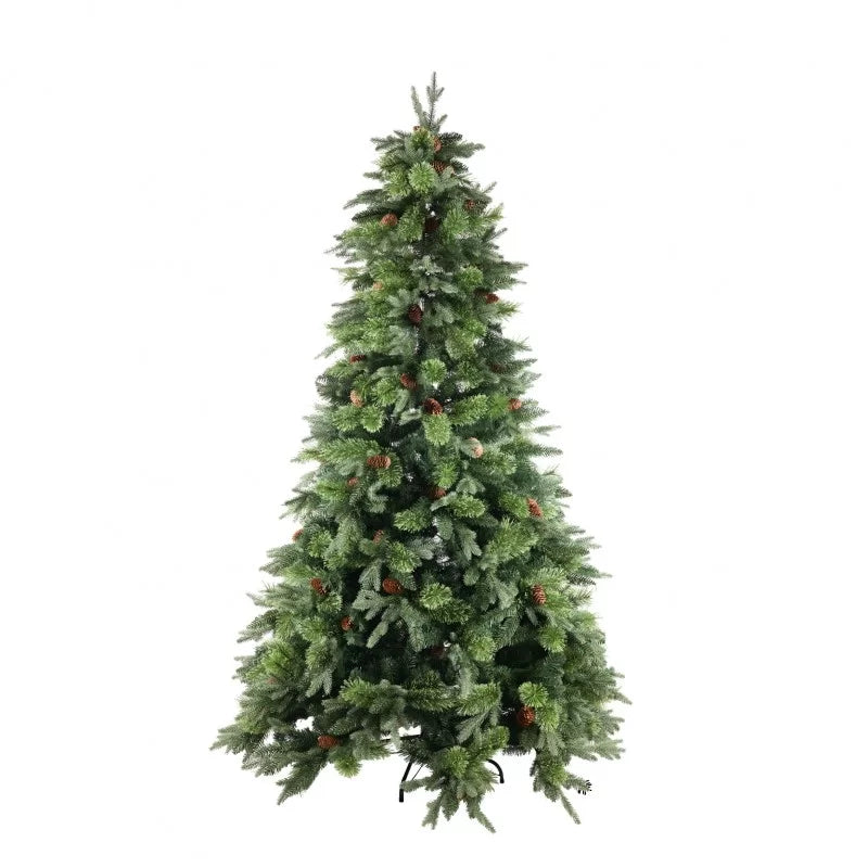 Albero di natale con Pigne "Byron" in PE Effetto Real Touch e PP Effet ...